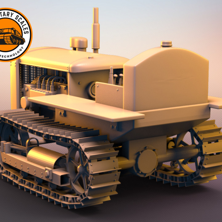 3D Printable Caterpillar D2 by MilitaryScales