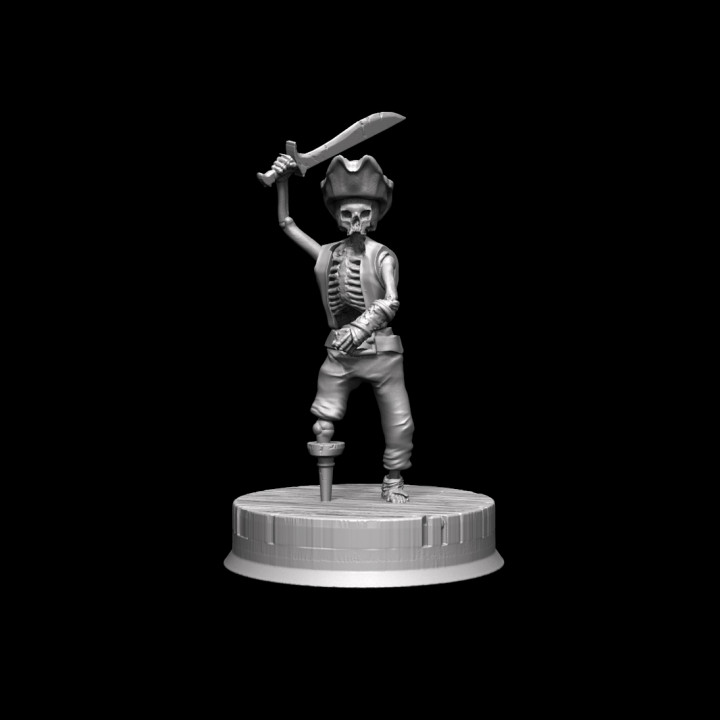 3D Printable UT02M01 Pirate Skeletons :: UMC 02 Pirates vs the Undead ...