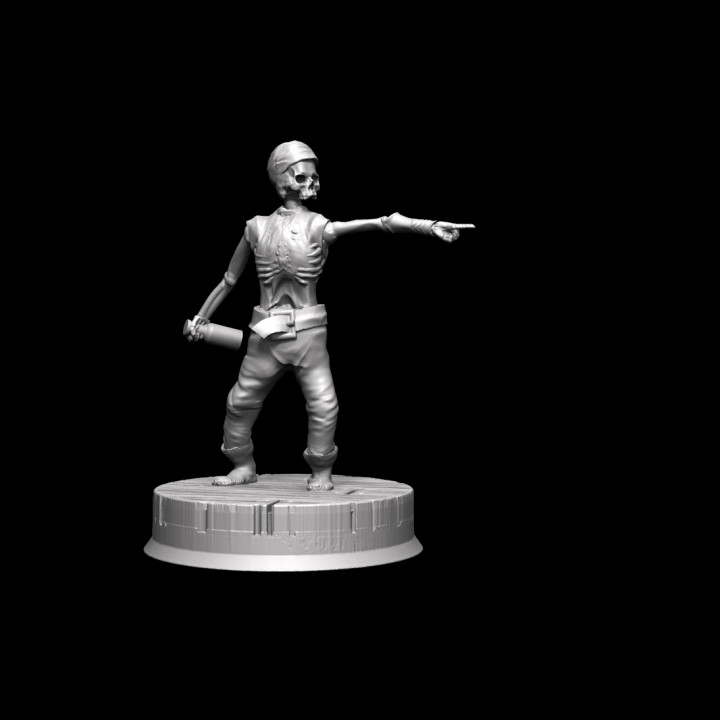 3D Printable UT02M01 Pirate Skeletons :: UMC 02 Pirates vs the Undead ...