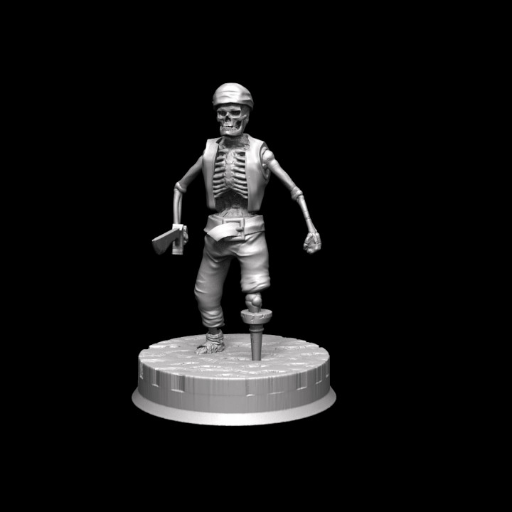 3D Printable UT02M01 Pirate Skeletons :: UMC 02 Pirates vs the Undead ...
