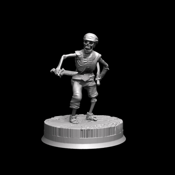 3D Printable UT02M01 Pirate Skeletons :: UMC 02 Pirates vs the Undead ...