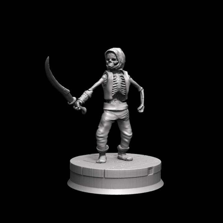 3D Printable UT02M01 Pirate Skeletons :: UMC 02 Pirates vs the Undead ...