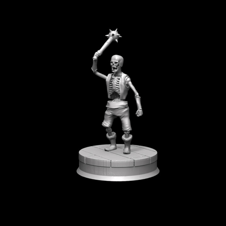3D Printable UT02M01 Pirate Skeletons :: UMC 02 Pirates vs the Undead ...