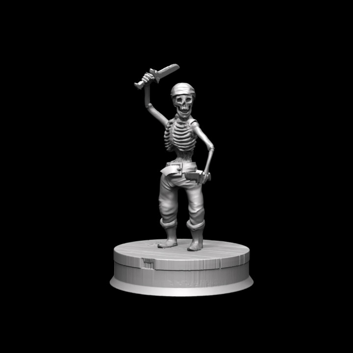 3D Printable UT02M01 Pirate Skeletons :: UMC 02 Pirates vs the Undead ...