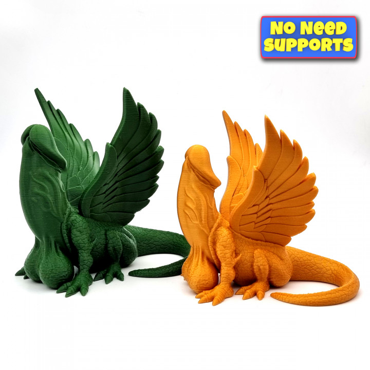 3D Printable Dicky Dragon 2 by iradj3d