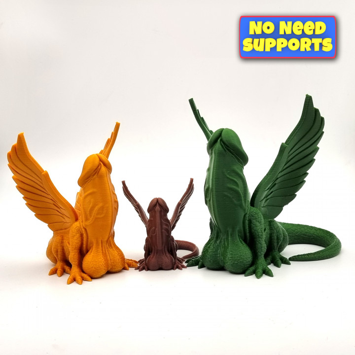 3D Printable Dicky Dragon 2 by iradj khosronia