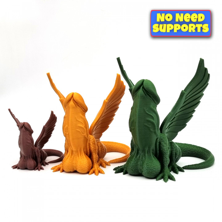 3D Printable Dicky Dragon 2 by iradj3d