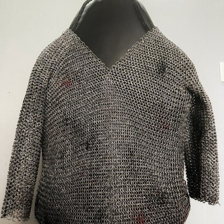 3D Printable Chainmail Armor v2.1 - Create your own super light ...