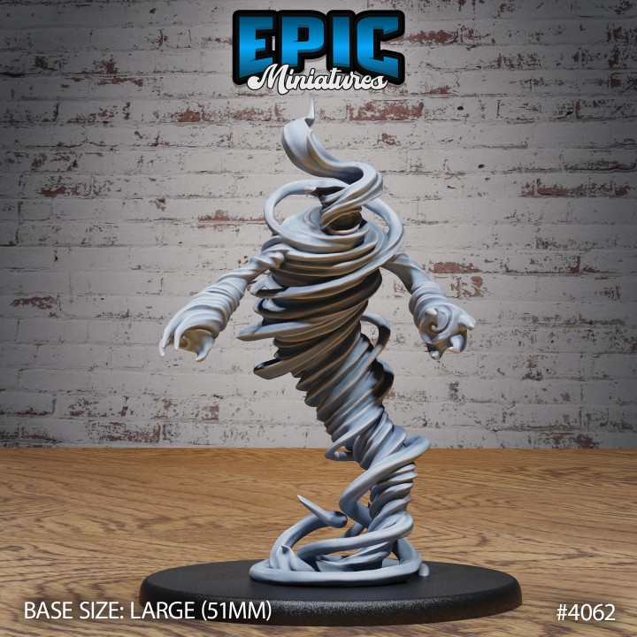 3D Printable Elemental Air Set / Giant Tornado / Wind Element Primordia ...