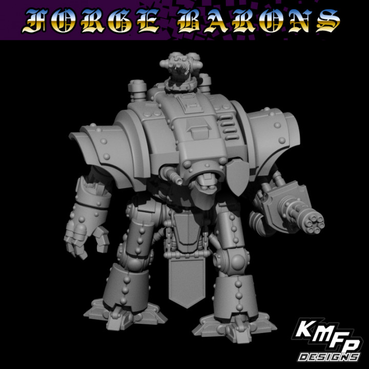 3D Printable Forge Barons - Battle Knight by KMFP Designs