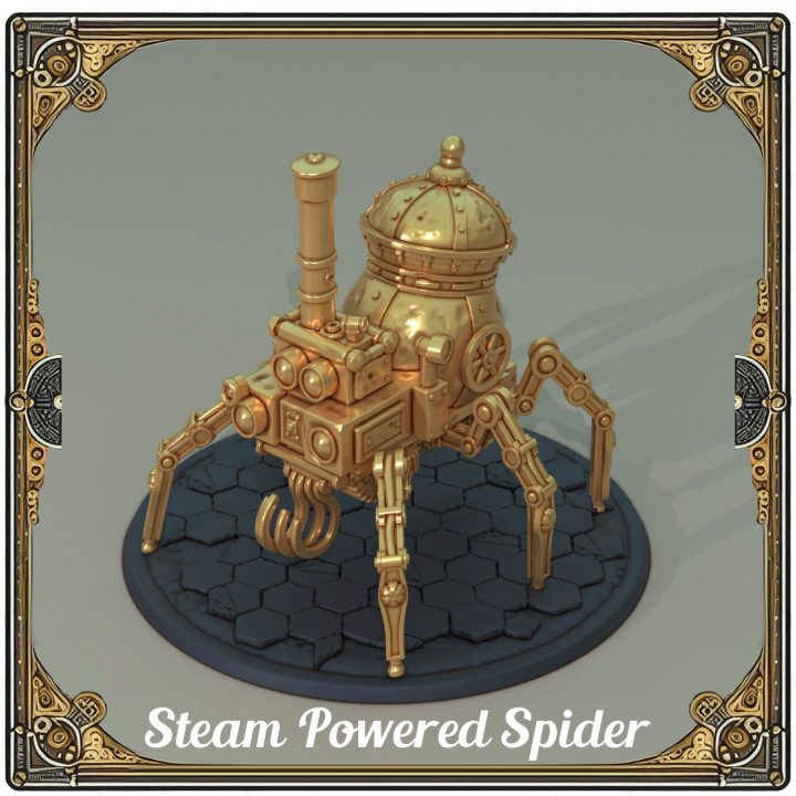 3D Printable Clockwork Automata Vol. I – Steampunk Construct Miniature ...