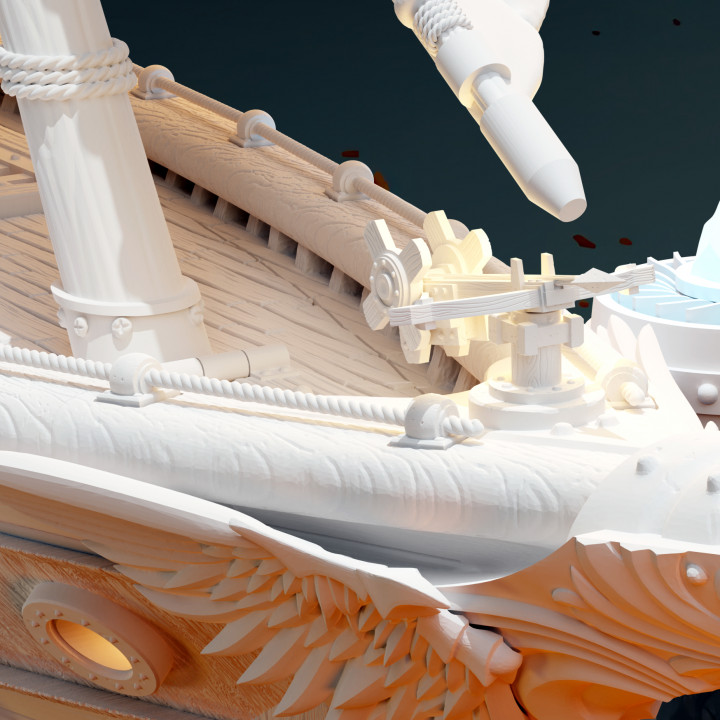 3D Printable HMS Phoenix Airship by Phoenix Foundry Terrain