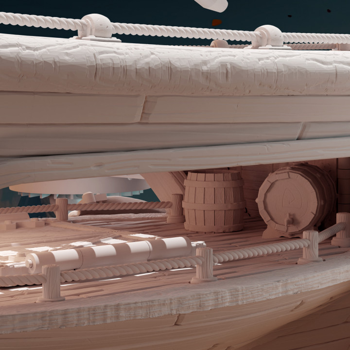 3D Printable HMS Phoenix Airship by Phoenix Foundry Terrain