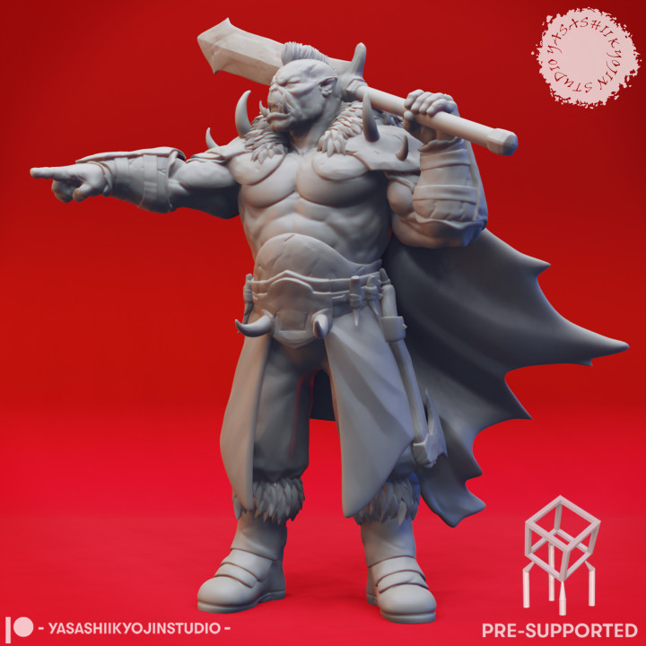 3D Printable Clan of Orcs - Tabletop Miniatures (Pre-Supported) by ...