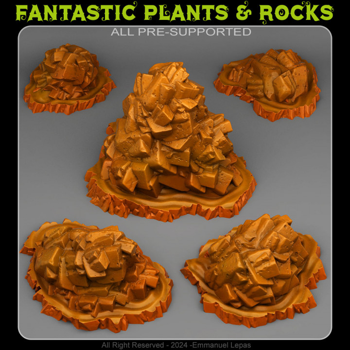 3D Printable DANGEROUS DESERT STONES by Fantastic Plants And Rocks