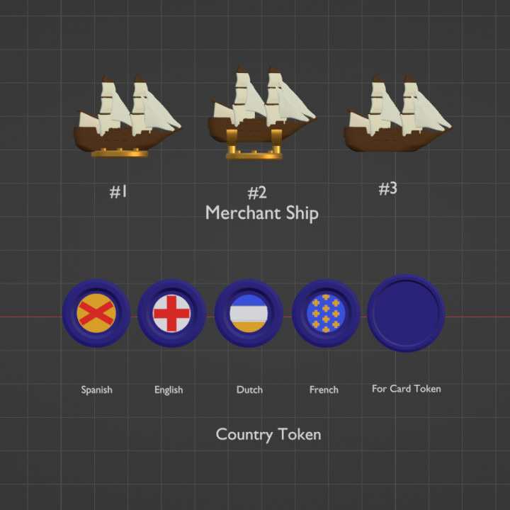3D Printable Merchant Ship compatible with Merchants and Marauders by ...