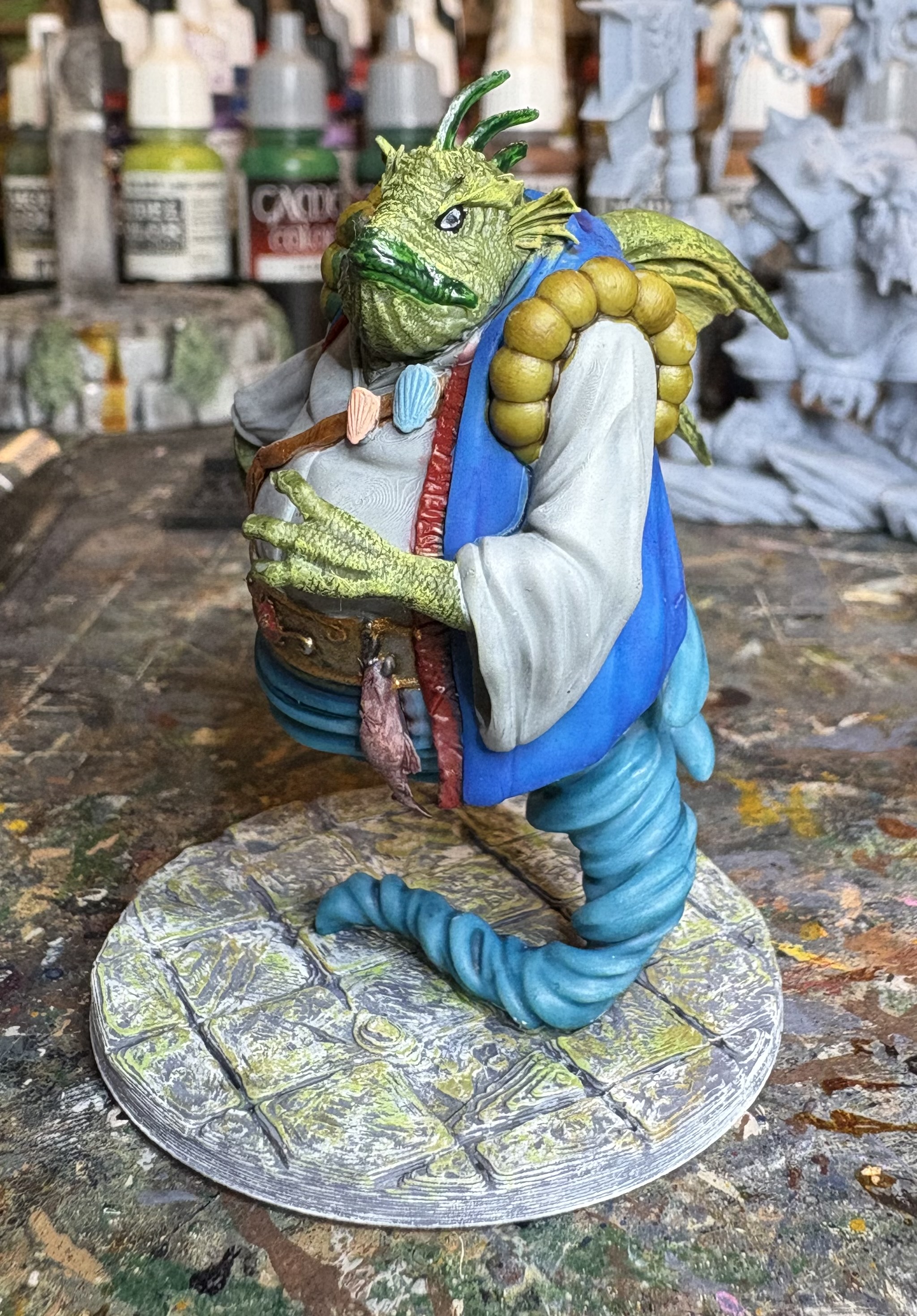 3D Printable Marid Classic / Water Elemental Genie / Djinn Beast Lord ...