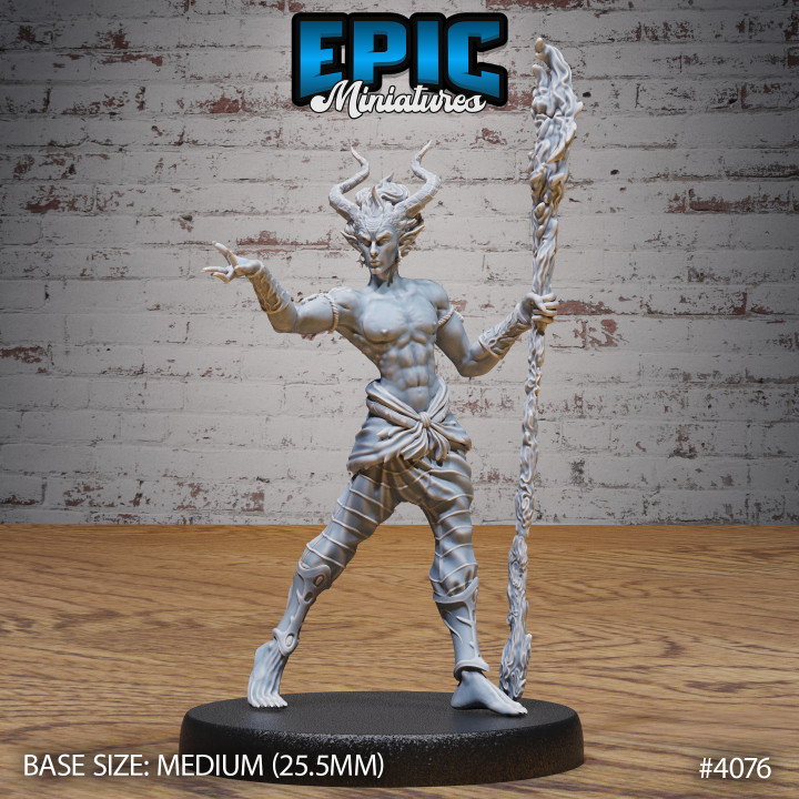 3D Printable Young Efreeti Mockey / Fire Elemental / Ancient Inferno ...