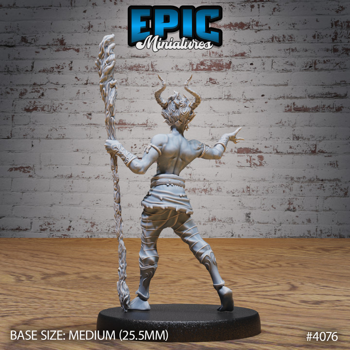 3D Printable Young Efreeti Set / Fire Elemental / Ancient Inferno ...