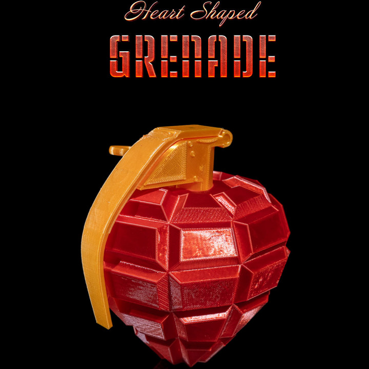 3D Printable Love Grenade by Stlflix
