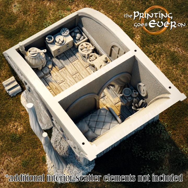 3D Printable Halfling House - Small - Supportless by The Printing Goes ...