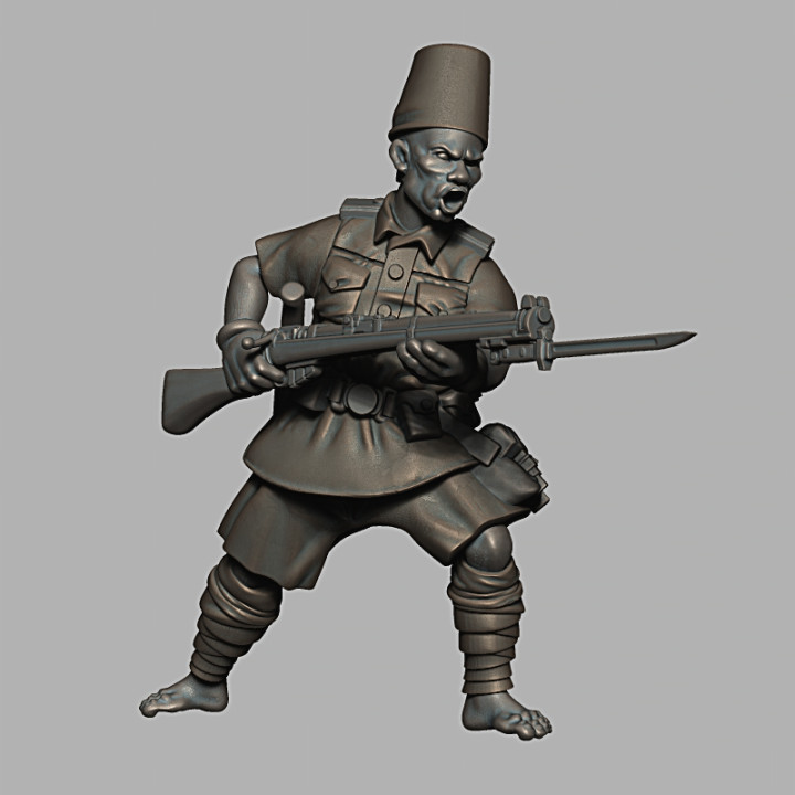 3D Printable King's African Rifles by Wargames Atlantic