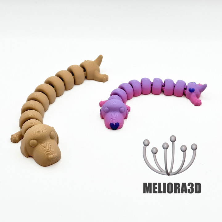 3D Printable M3D - Long Boi Dachshund Bundle by Meliora3D