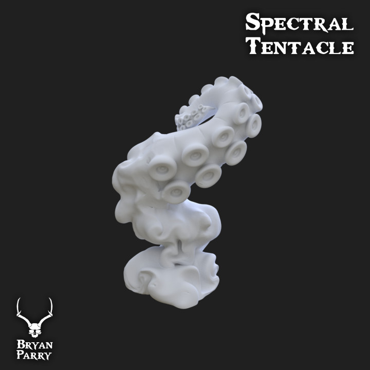 3D Printable Spectral Tentacle by Bryan Parry