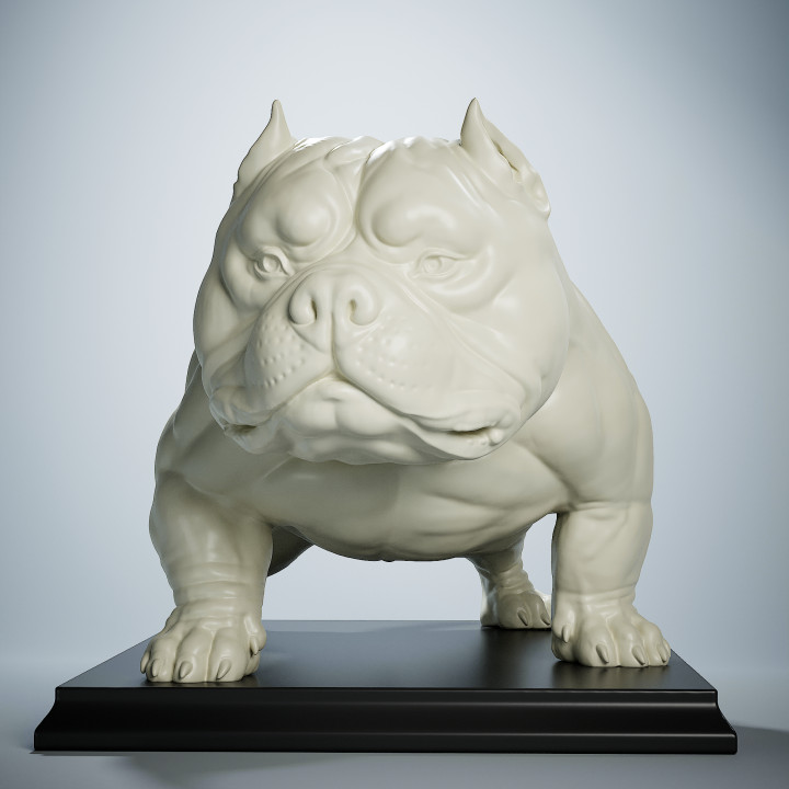 3D Printable Pitbull Exotic by Art of V