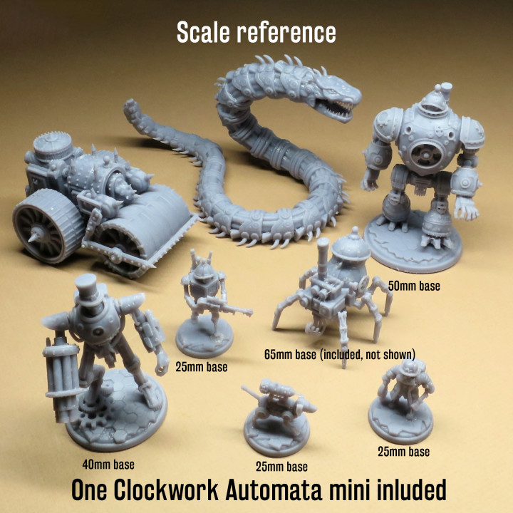 3D Printable Steam Powered Spider – Clockwork Automata Miniature for ...