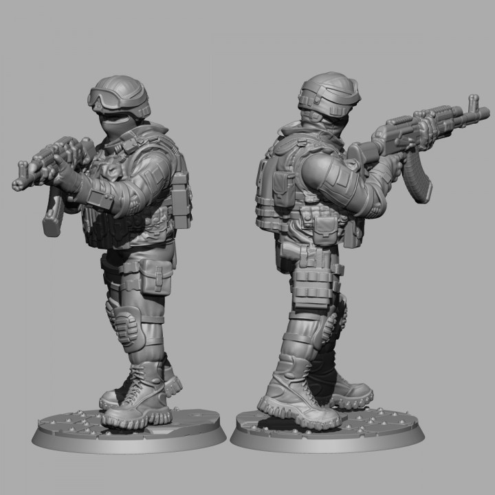 3D Printable Ak-47 squad by Sergeant Hammer