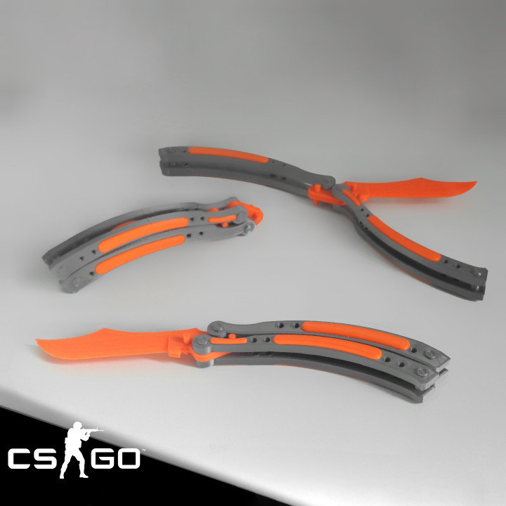 3D Printable cs go knife by Илья
