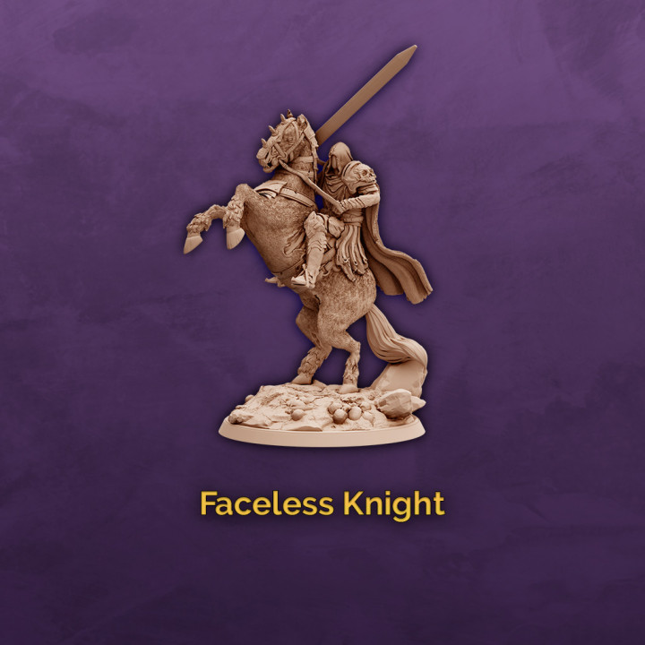 3D Printable Faceless Knight - Reward 6 months by Artificers_Mini