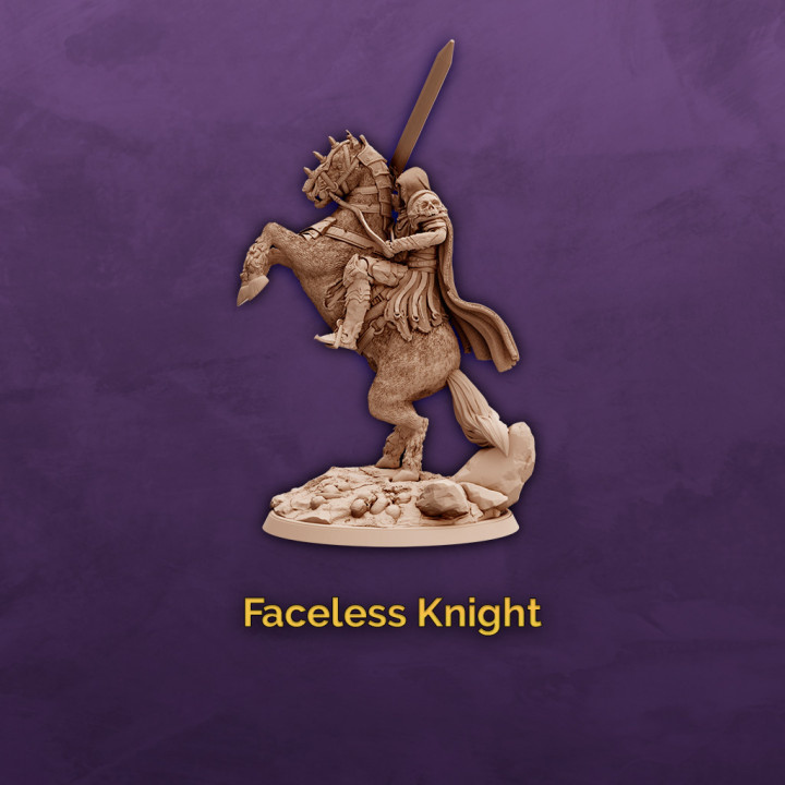 3D Printable Faceless Knight - Reward 6 months by Artificers_Mini