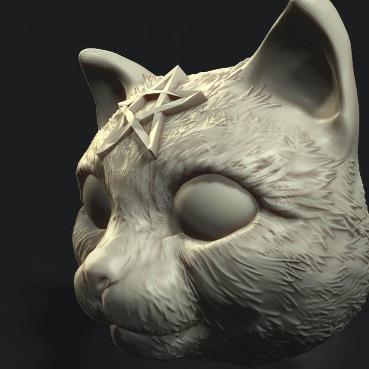 3D Printable wicca cat by Rafael