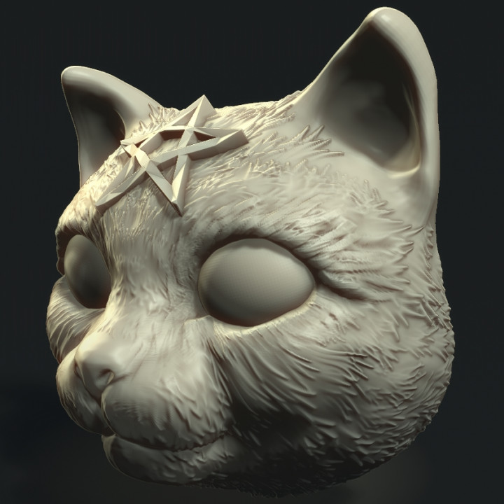 3D Printable wicca cat by Rafael
