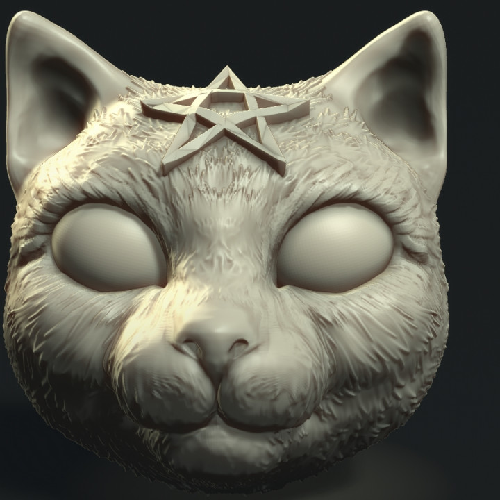 3D Printable wicca cat by Rafael