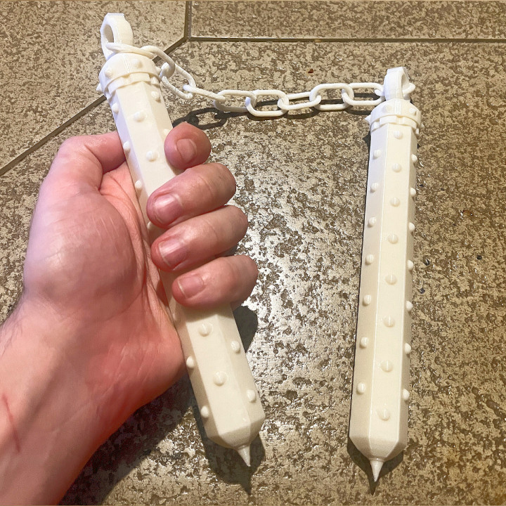 3D Printable Nunchucks by Propsmaker