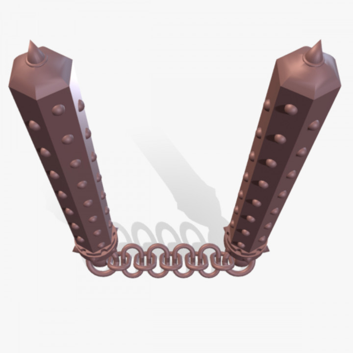 3D Printable Nunchucks by Propsmaker