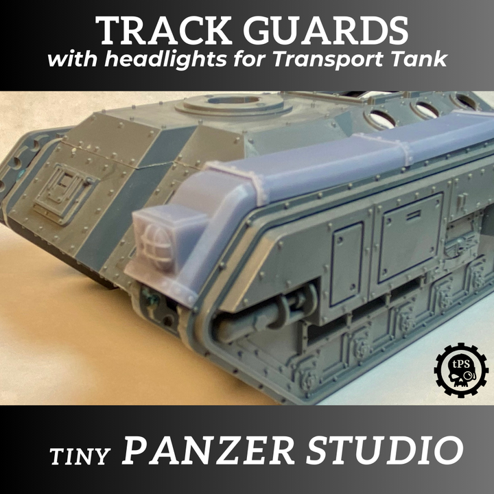3D Printable Track Guards for Imperial Tanks by Tiny Panzer Studio
