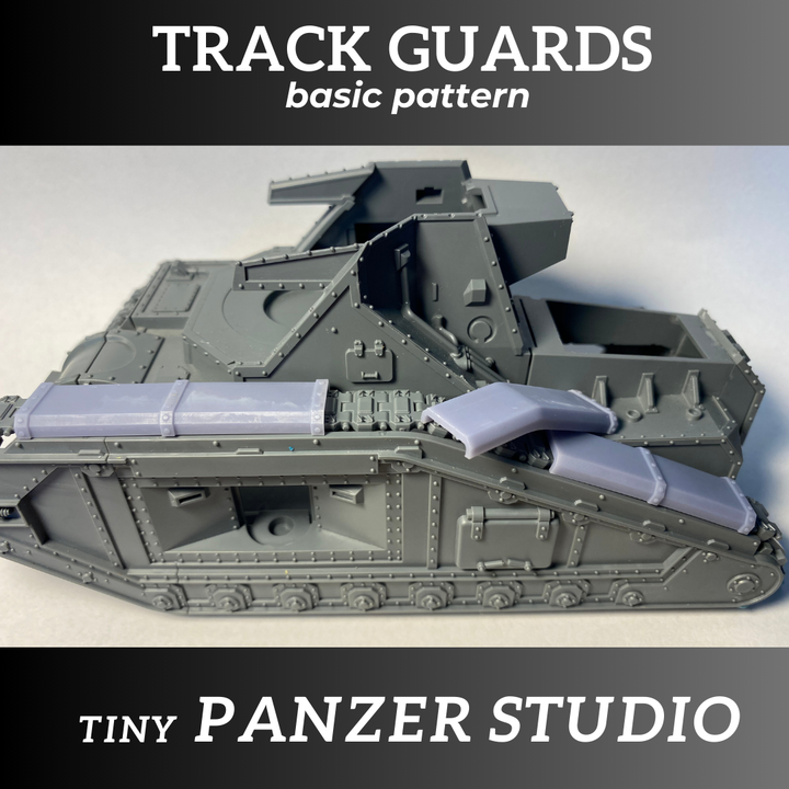 3D Printable Track Guards for Imperial Tanks by Tiny Panzer Studio