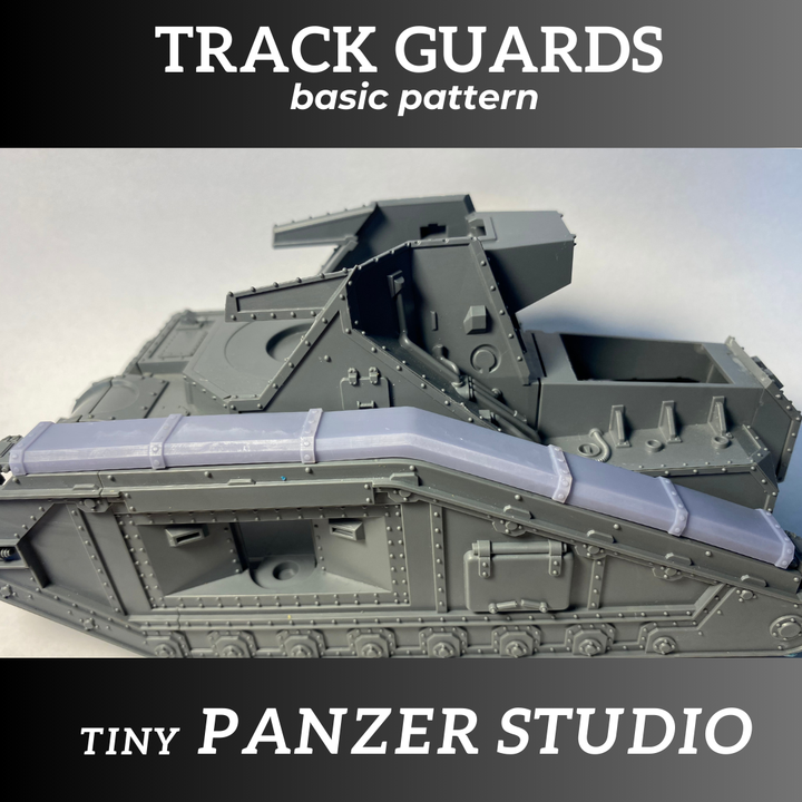 3D Printable Track Guards for Imperial Tanks by Tiny Panzer Studio