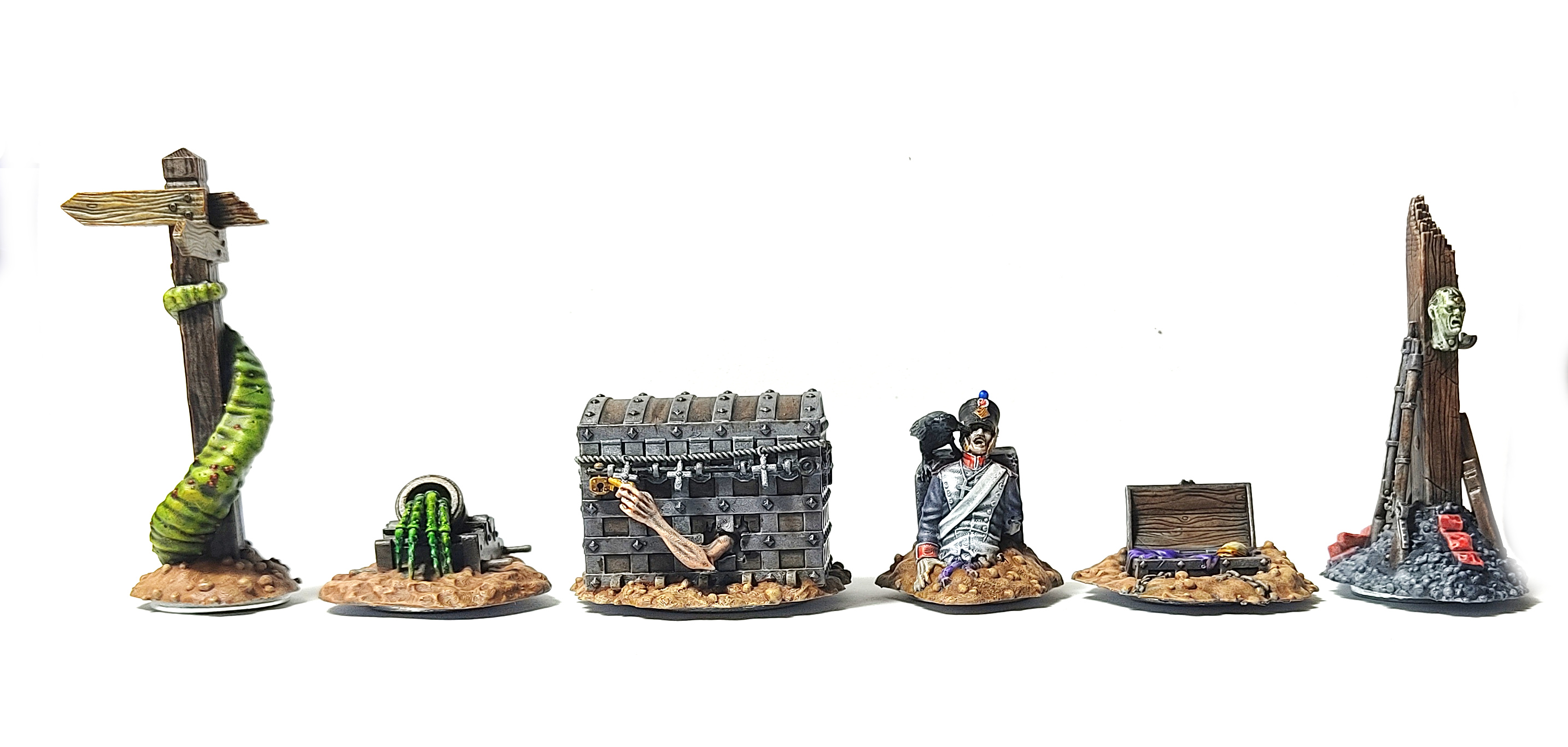 3D Printable Napoleonic Dread Clue Markers by koolkiwi Miniatures