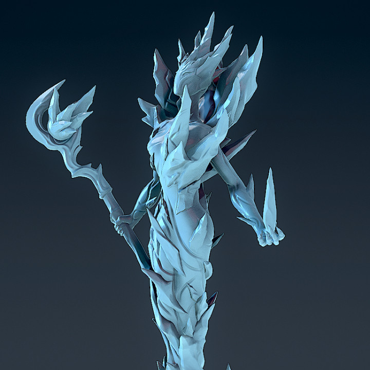 3D Printable Ice Queen by MiniShev