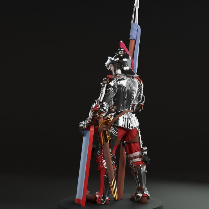 3D Printable The Dark Eye - Lassar von Schwarzenberg by Ulisses Spiele