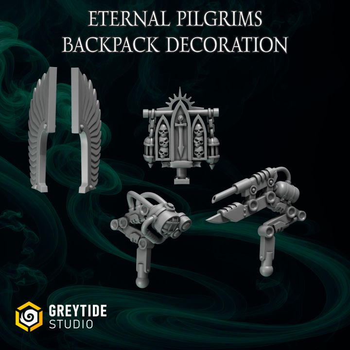 3D Printable Eternal Pilgrims Big armor pack by GreyTide Studio
