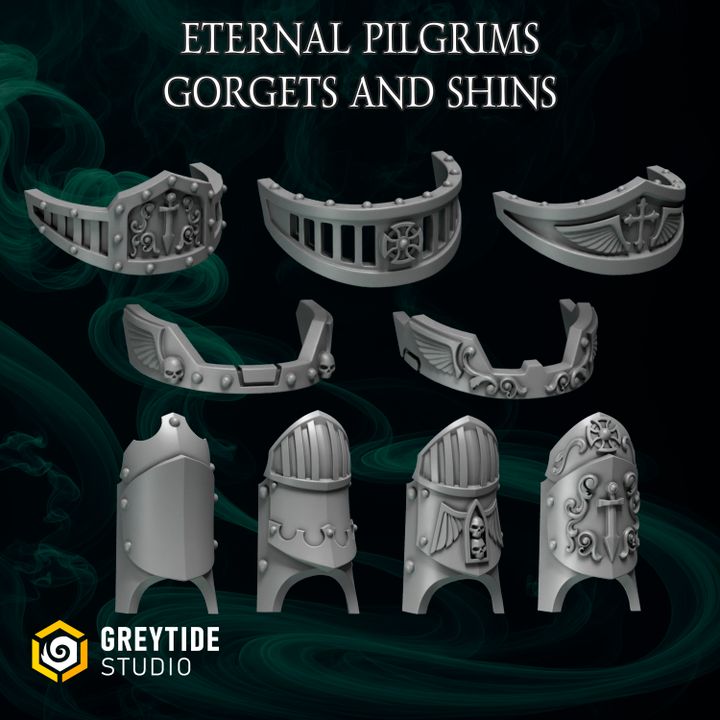 3D Printable Eternal Pilgrims Big armor pack by GreyTide Studio
