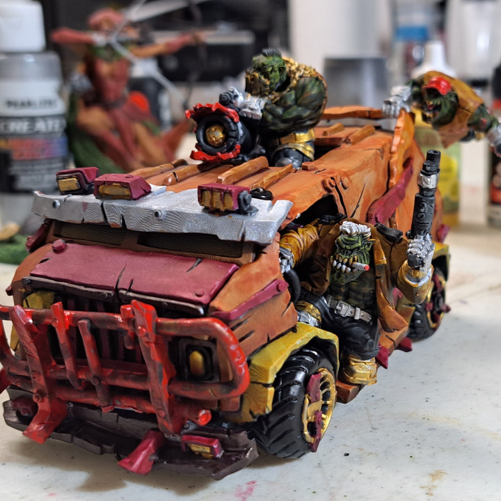 3D Print of Orc Team Battle Van by Ingerstand