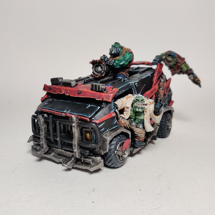 3D Print of Orc Team Battle Van by nerdbrain