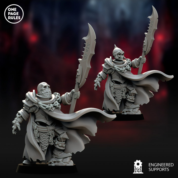 3D Printable Skeleton Champion (Commander) - Vampiric Undead by One ...